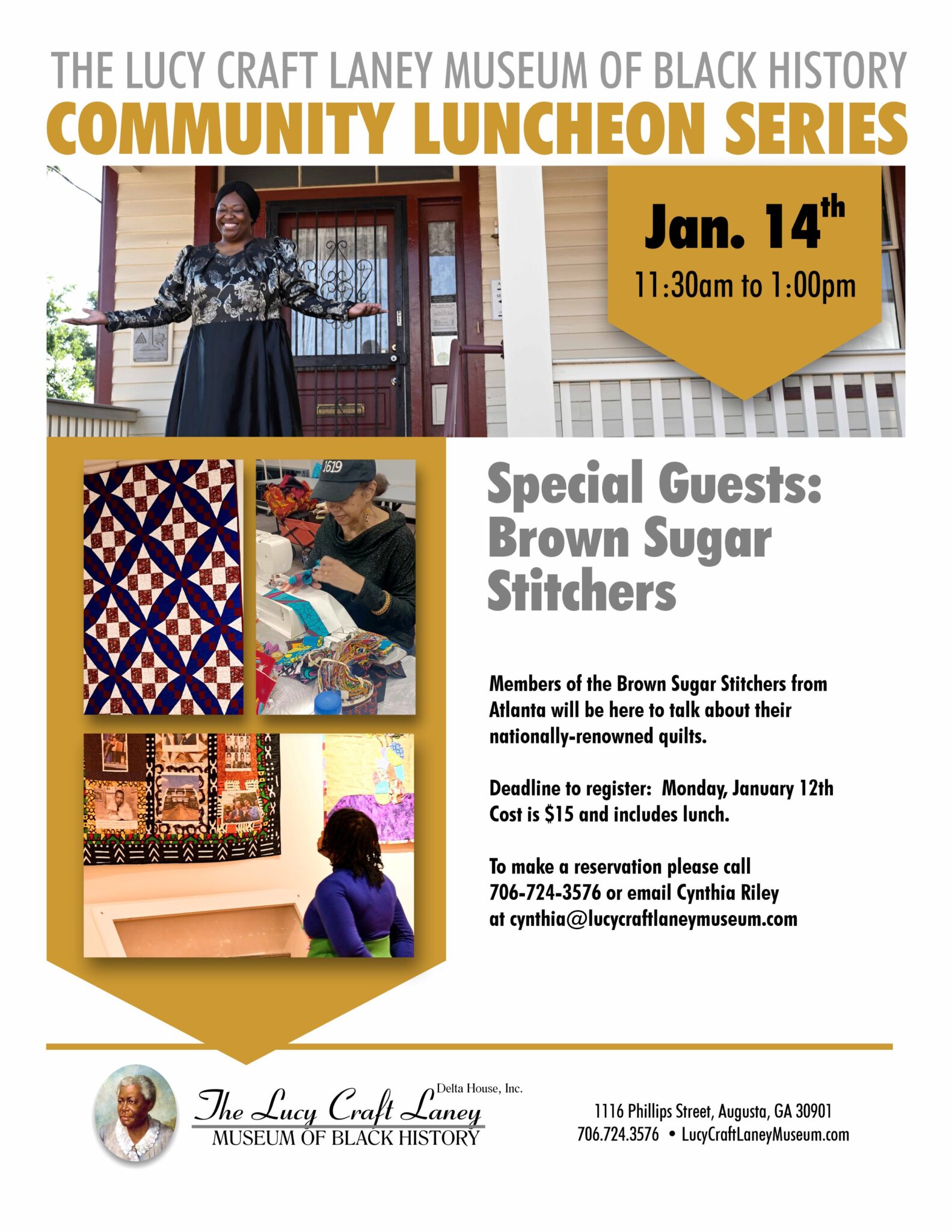 Community Luncheon Series: January 2026 – Lucy Craft Laney Museum of ...
